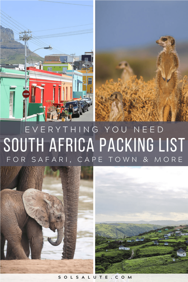 A South Africa Packing List: What to Pack for South Africa